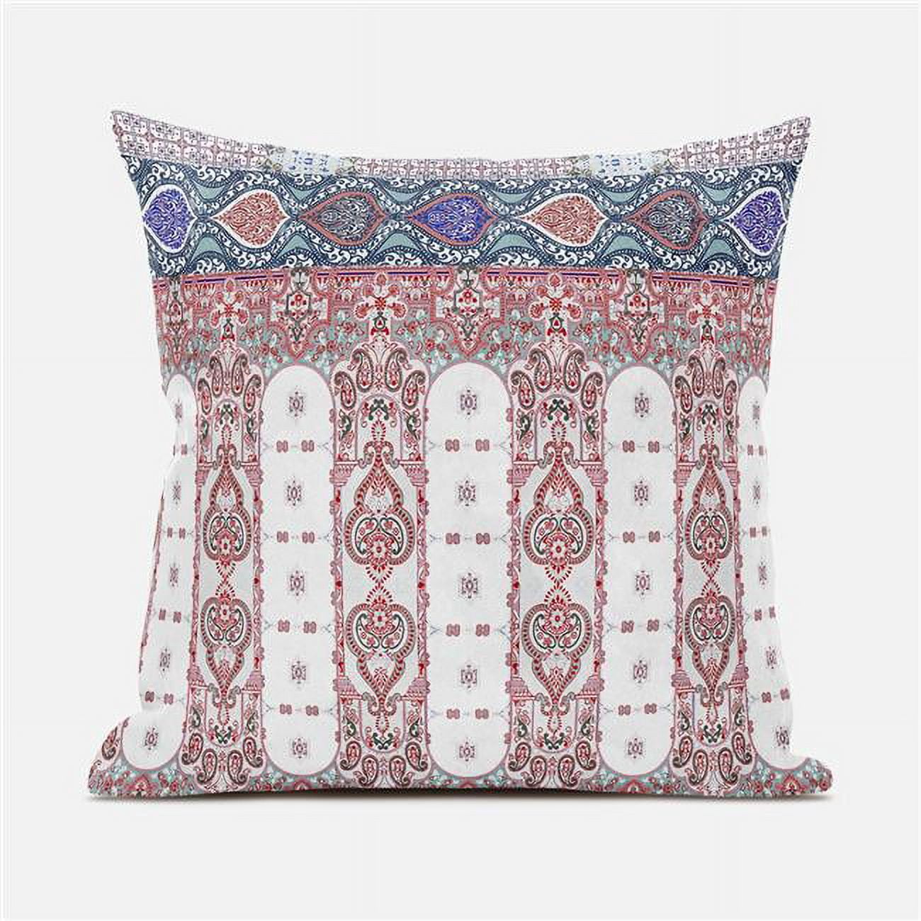 Amrita Sen Designs 28 x 28 in. Taj Garden Columns Duo Broadcloth Indoor ...