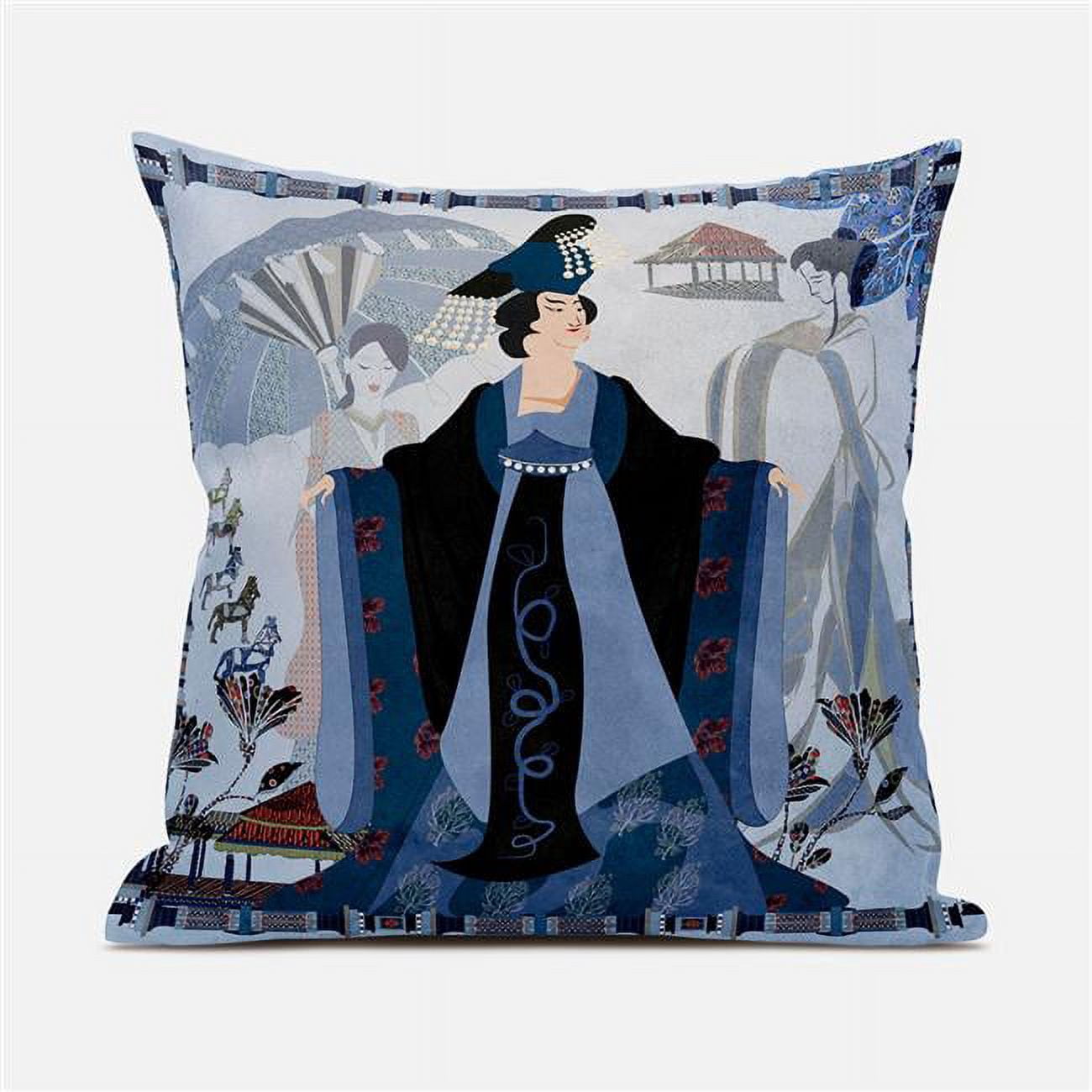 Amrita Sen Designs 28 x 28 in. Three Woman Broadcloth Indoor & Outdoor ...