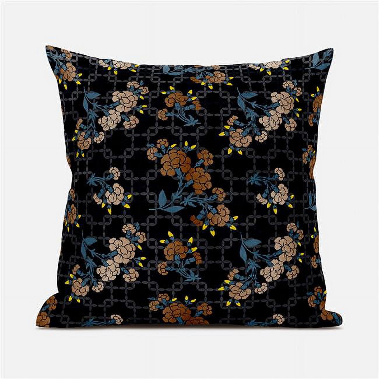 Amrita Sen Designs Amrita Sen Checkerboard Marigold Flowers Indoor ...