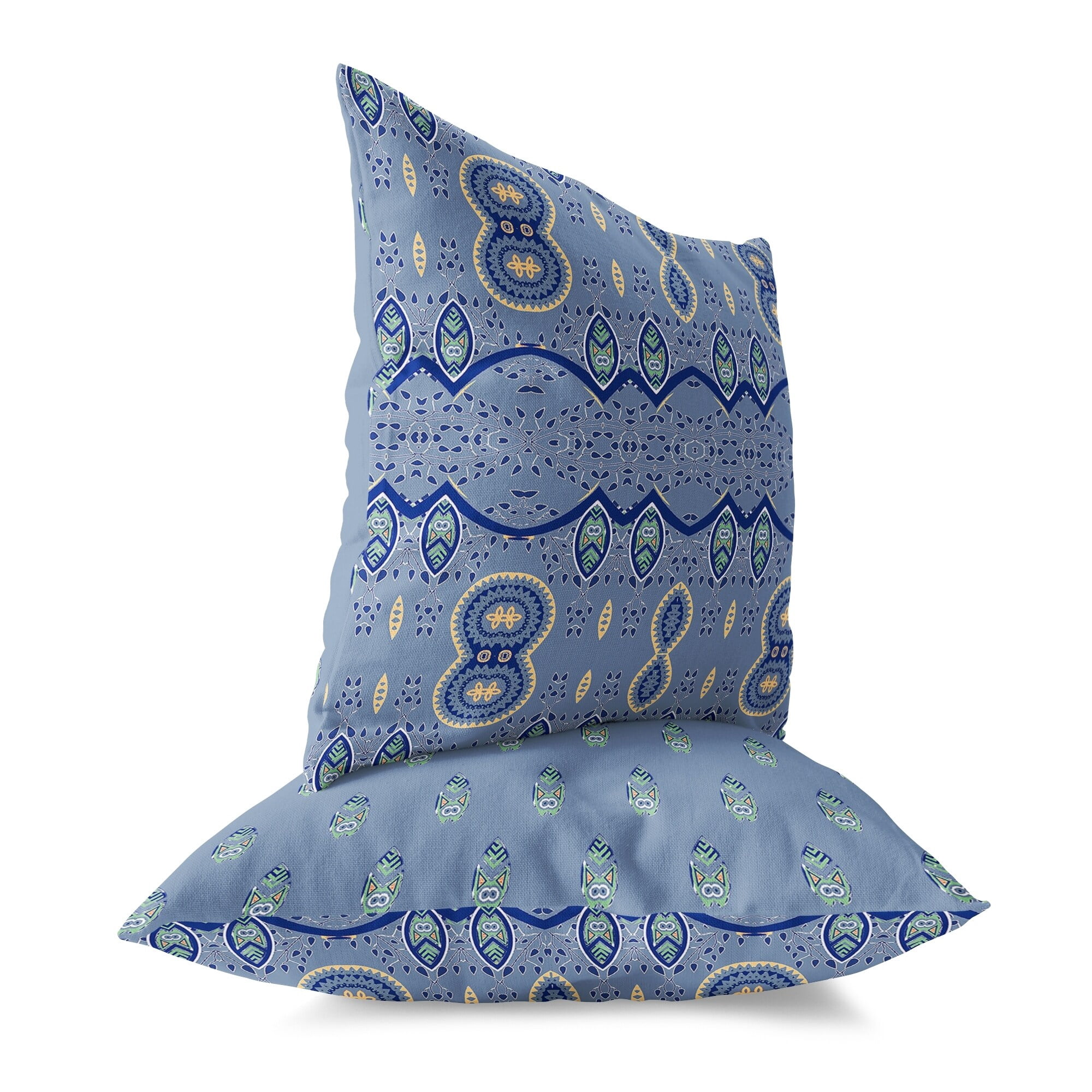 Amrita Sen Designs Amrita Sen Paisley Oasis Faux Suede Accent Pillow 16 ...