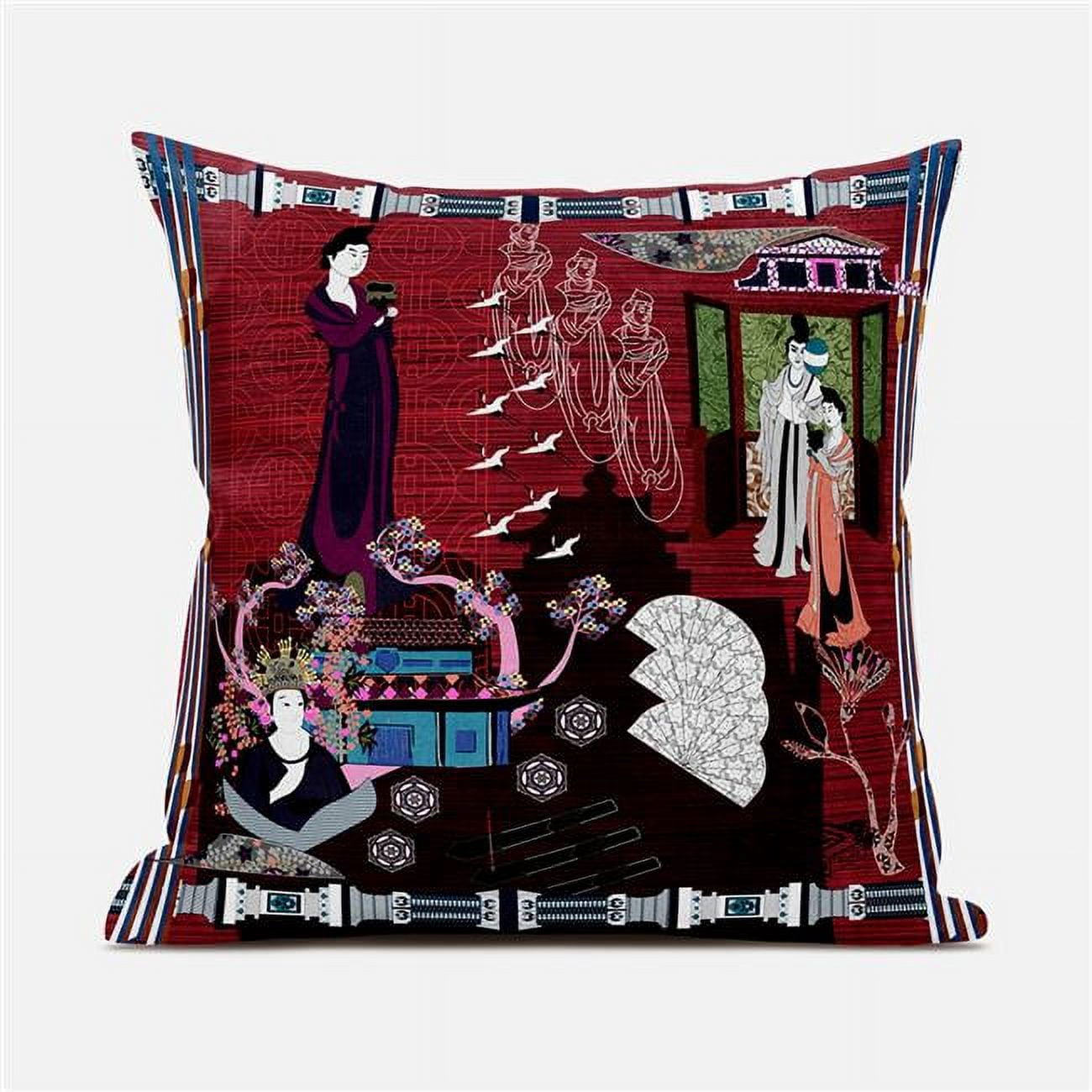 Amrita Sen Designs CAPL1001BrCDS-ZP-20x20 20 x 20 in. Empress Hall ...