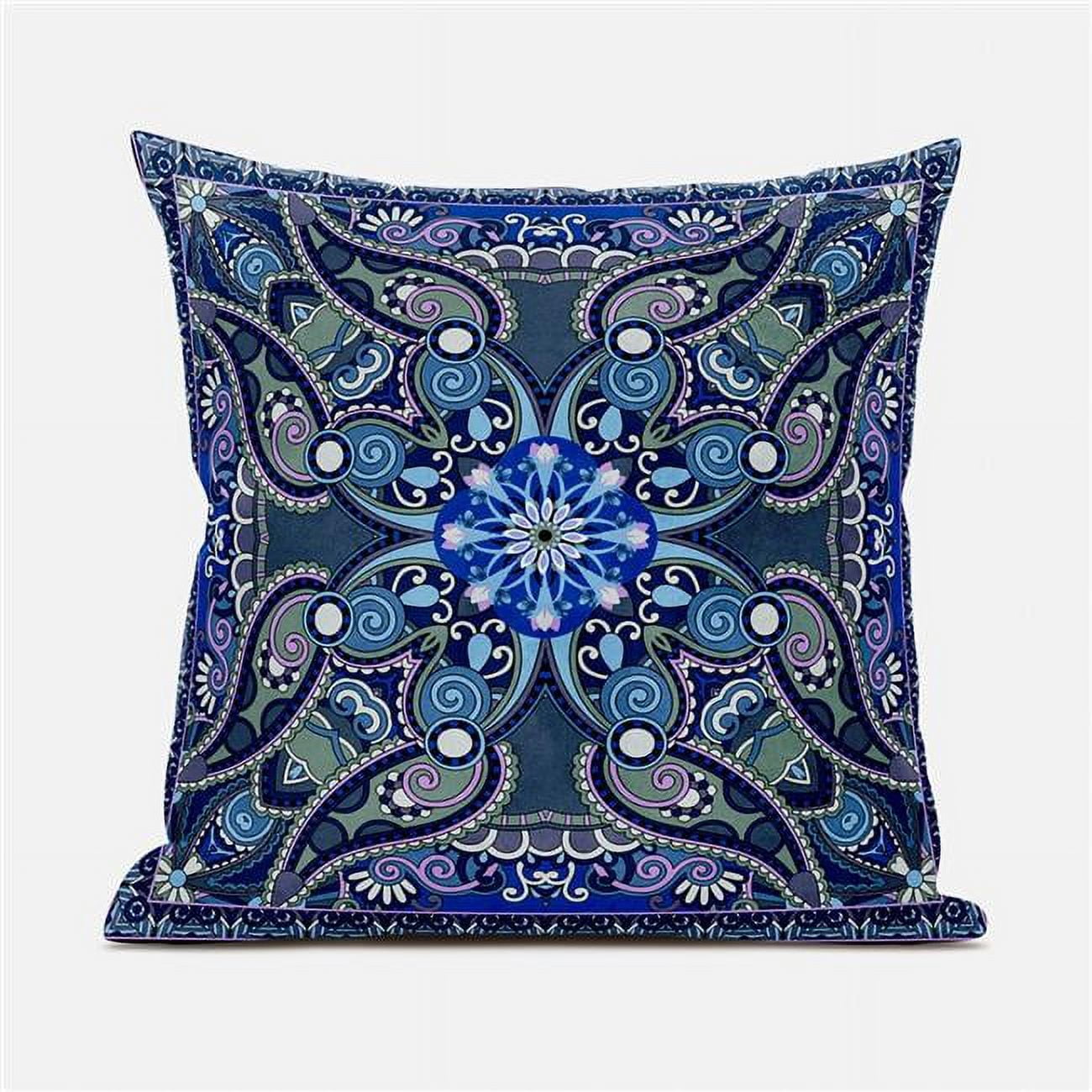 Amrita Sen Designs CAPL1064BrCDS-BL-26x26 26 x 26 in. Paisley Mural ...