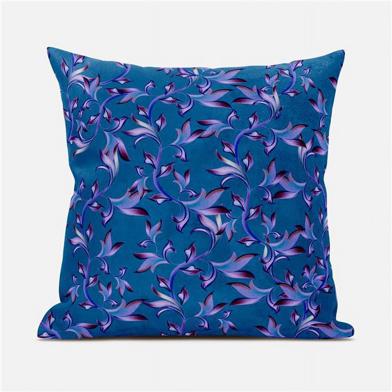 Amrita Sen Designs CAPL1094BrCDS-BL-18x18 18 x 18 in. Leaf Art ...