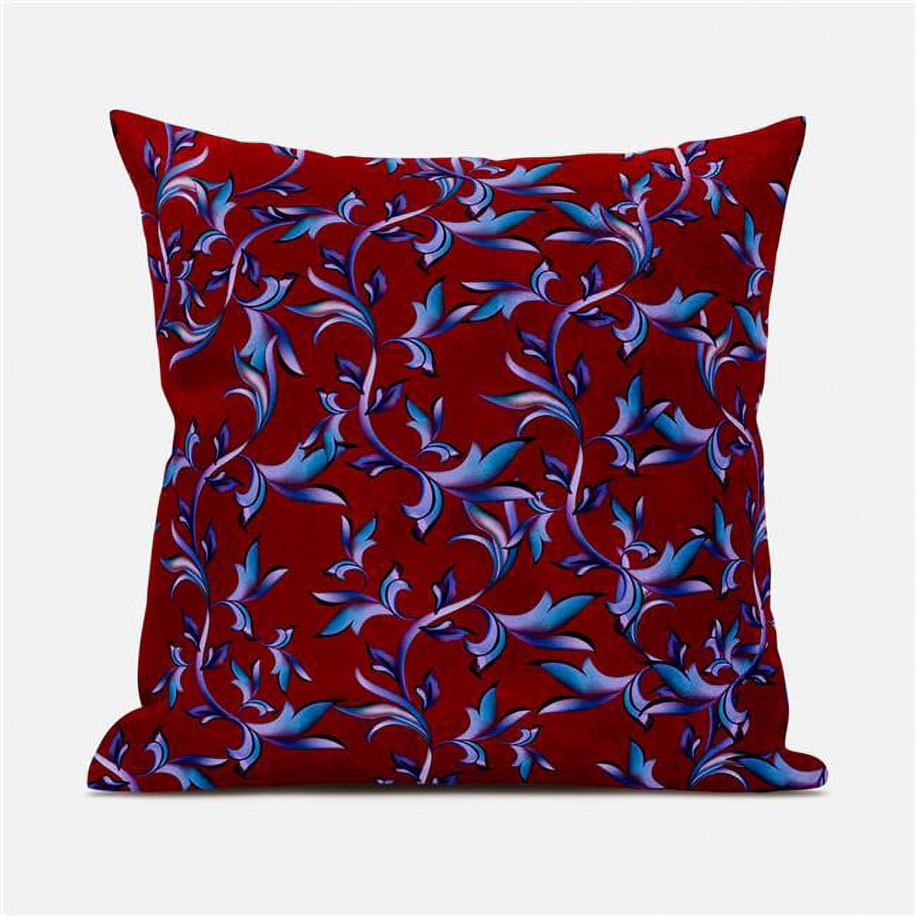 Amrita Sen Designs CAPL1095BrCDS-BL-18x18 18 x 18 in. Leaf Art ...