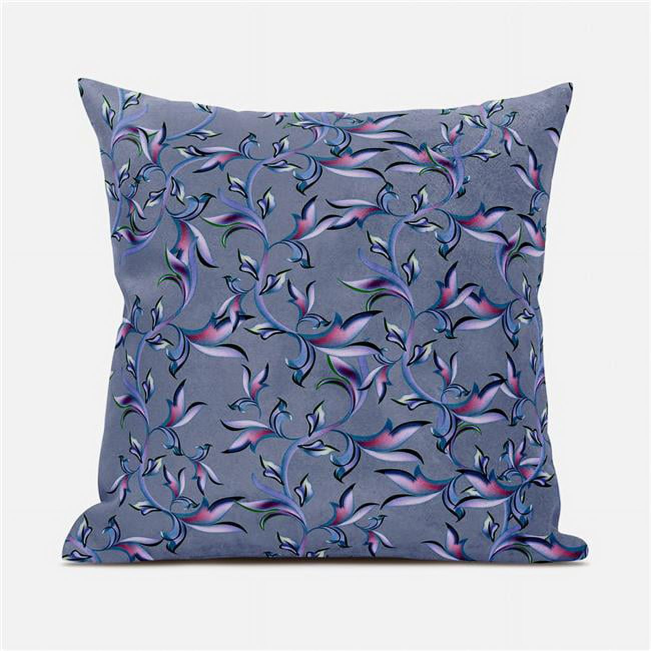 Amrita Sen Designs CAPL1098BrCDS-BL-20x20 20 x 20 in. Leaf Art ...