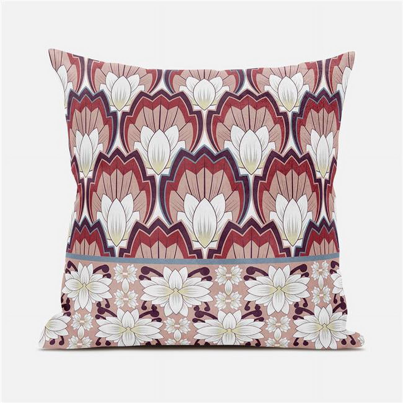 Amrita Sen Designs 18 x 18 in. Lotus Broadcloth Indoor & Outdoor Blown ...