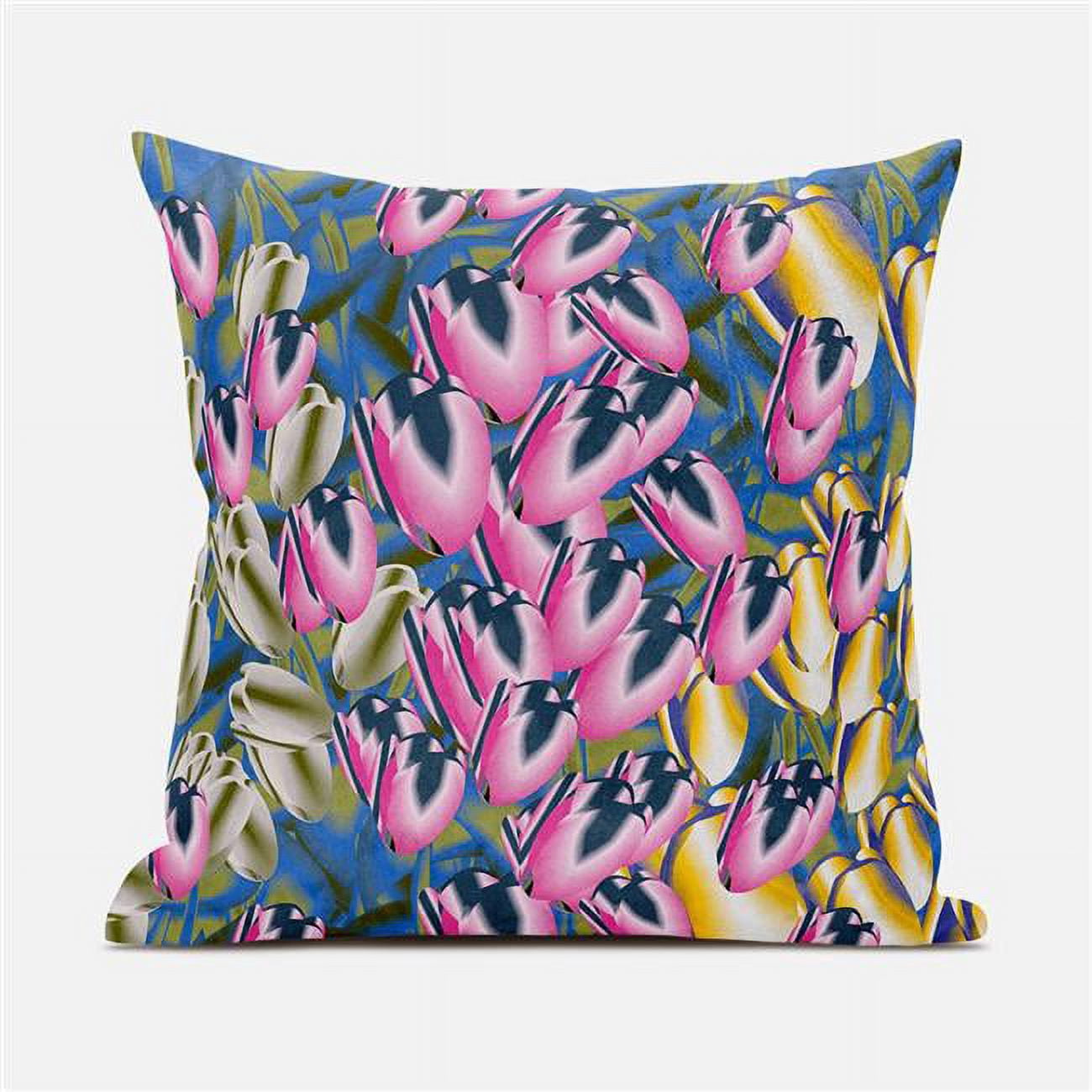 Amrita Sen Designs CAPL945BrCDS-BL-26x26 26 x 26 in. Tulip Bouquet ...