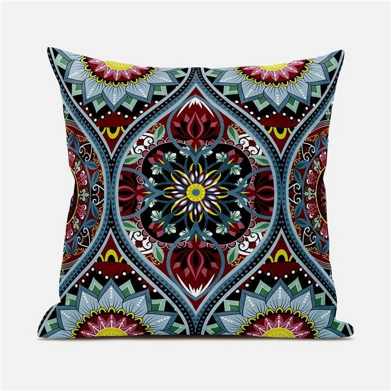 Amrita Sen Designs CAPL961BrCDS-BL-28x28 28 x 28 in. Bohemian Mandala ...
