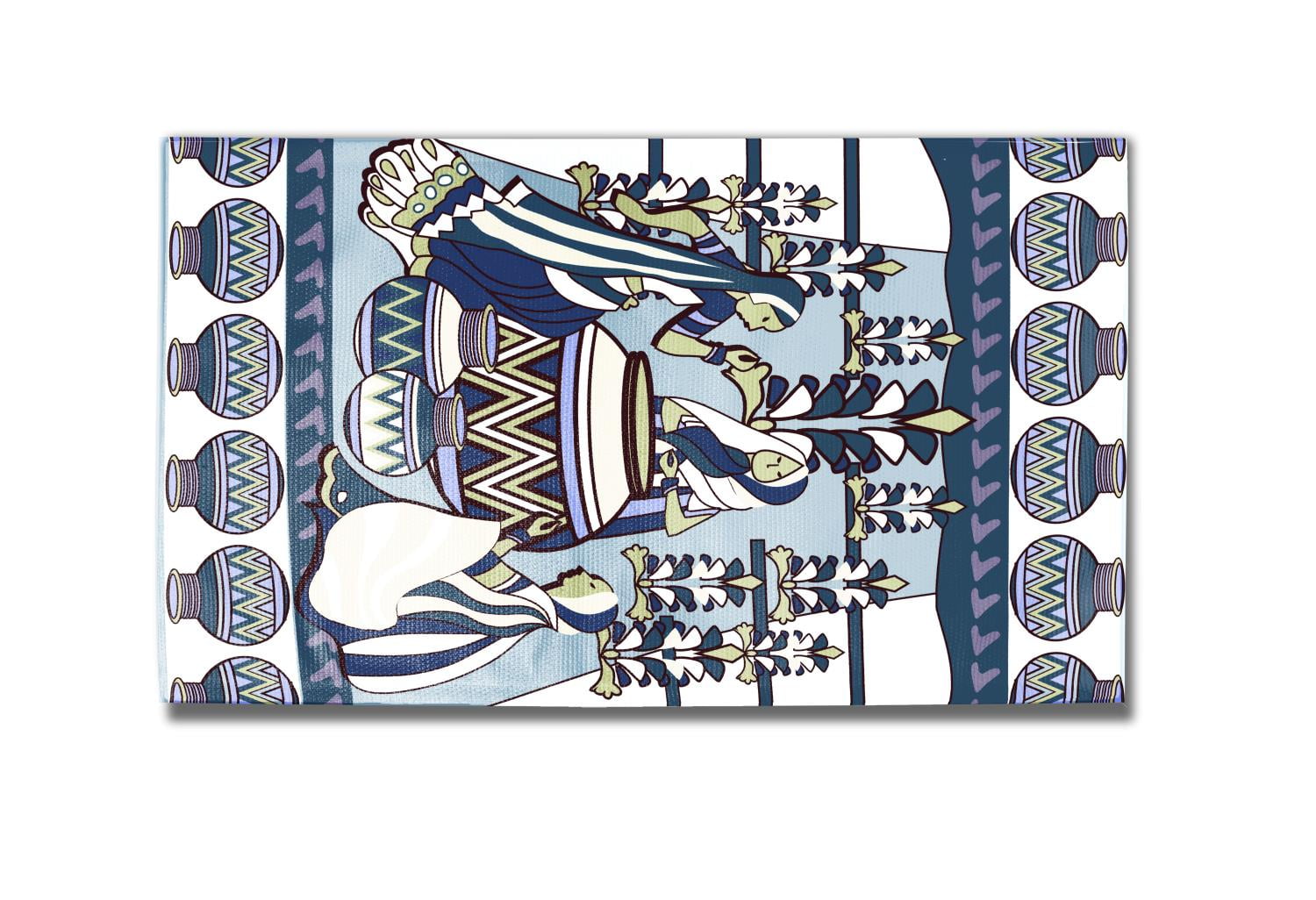 Amrita Sen Gossip 5x7 Indoor Dobby Rug With Non-Skid Mat CARug40Dob_Mat ...