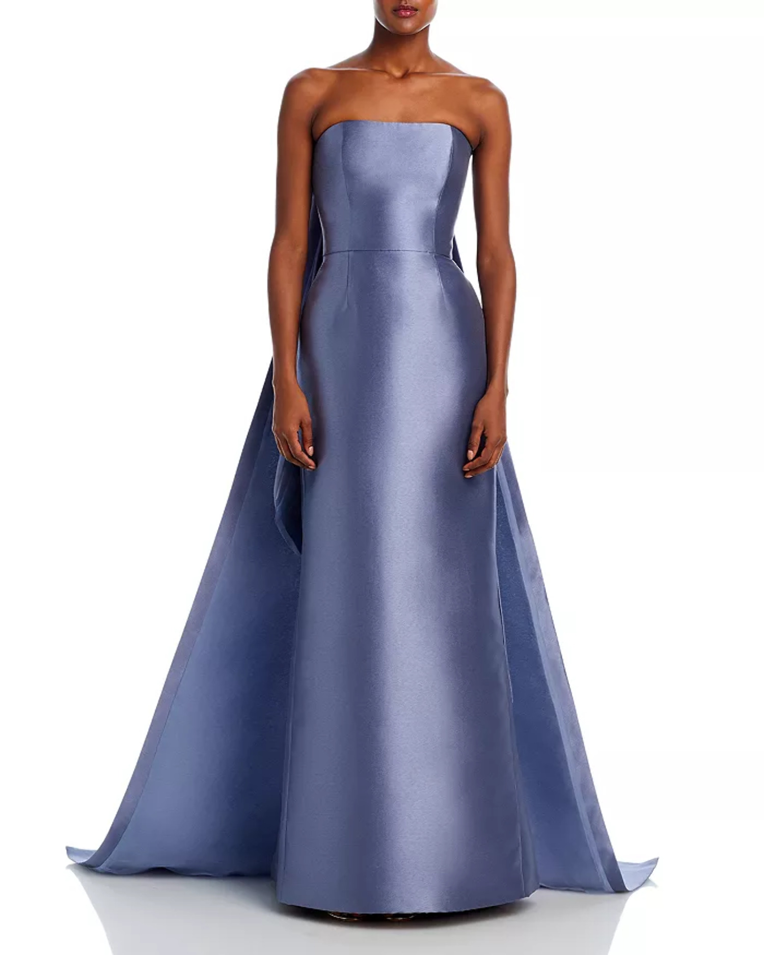 Amsale Mikado Strapless Train Gown - Walmart.com