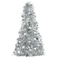 Amscan 240595 Christmas Small Tinsel Trees, Silver, Set Of 9 Trees ...