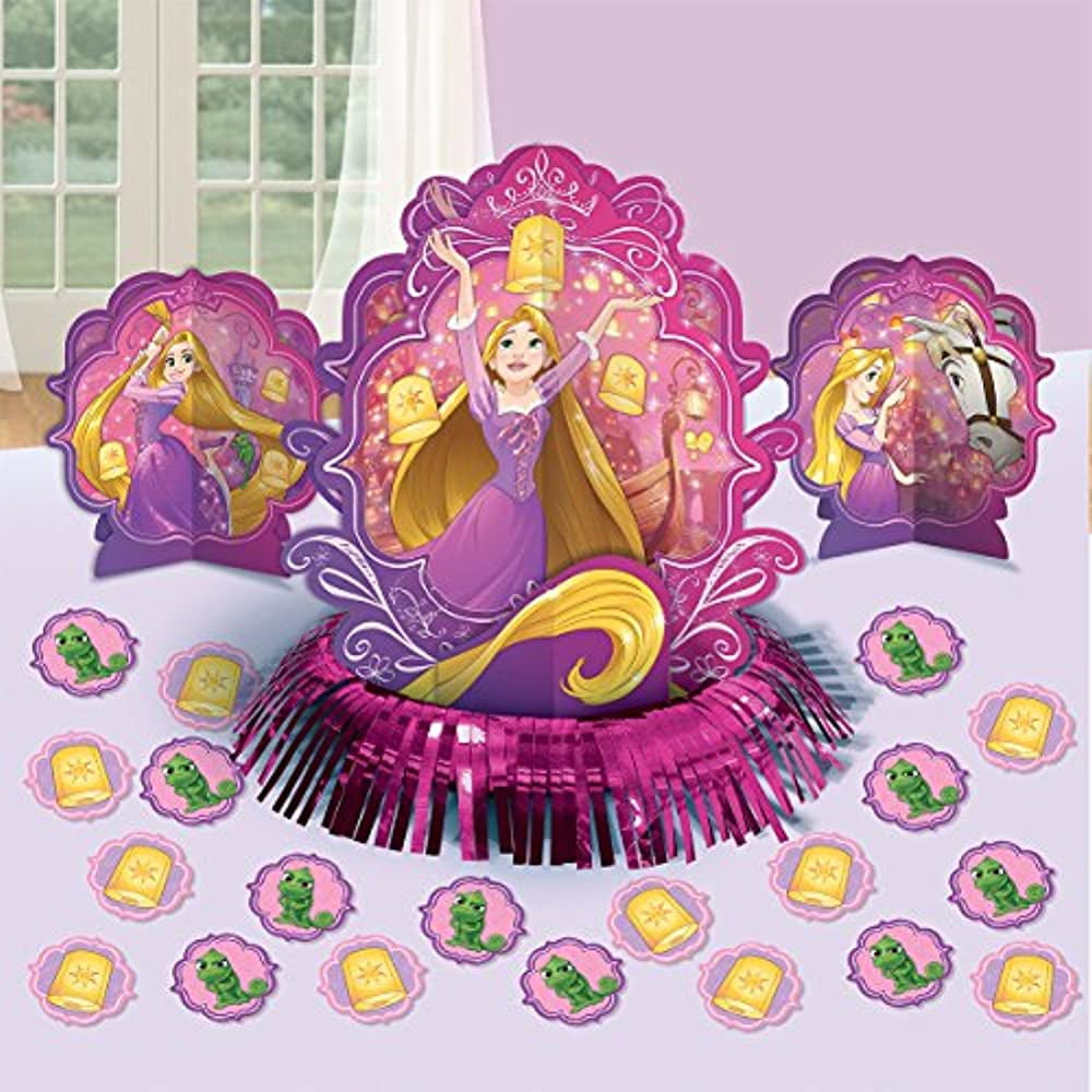 Amscan 281627 Table Decorating Kit,Disney Rapunzel Dream Big Collection ...