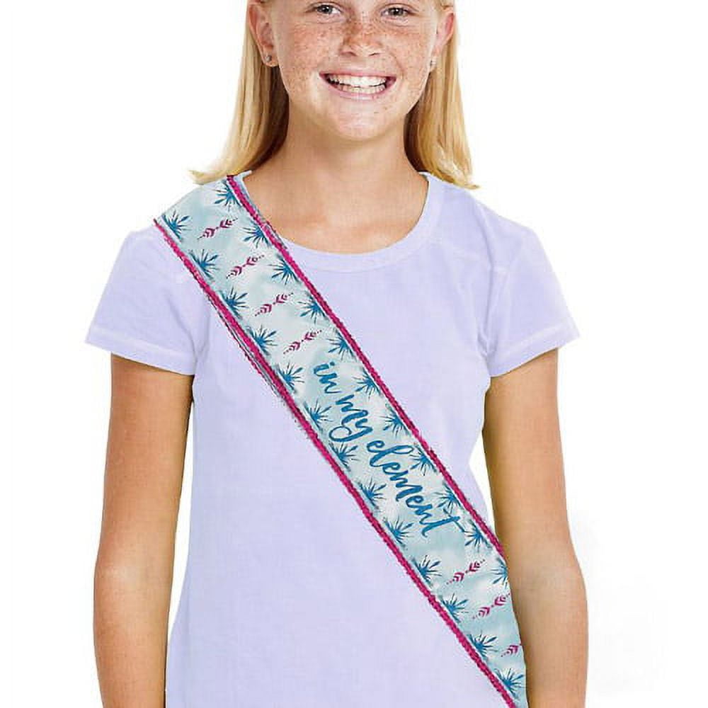 Amscan 342087 Frozen 2"In My Element" Fabric Sash, 1ct - Walmart.com