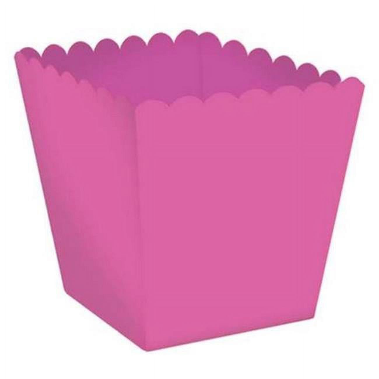 Amscan 380016. 103 Scalloped Favor Boxes - Bright Pink - Pack of 200 ...