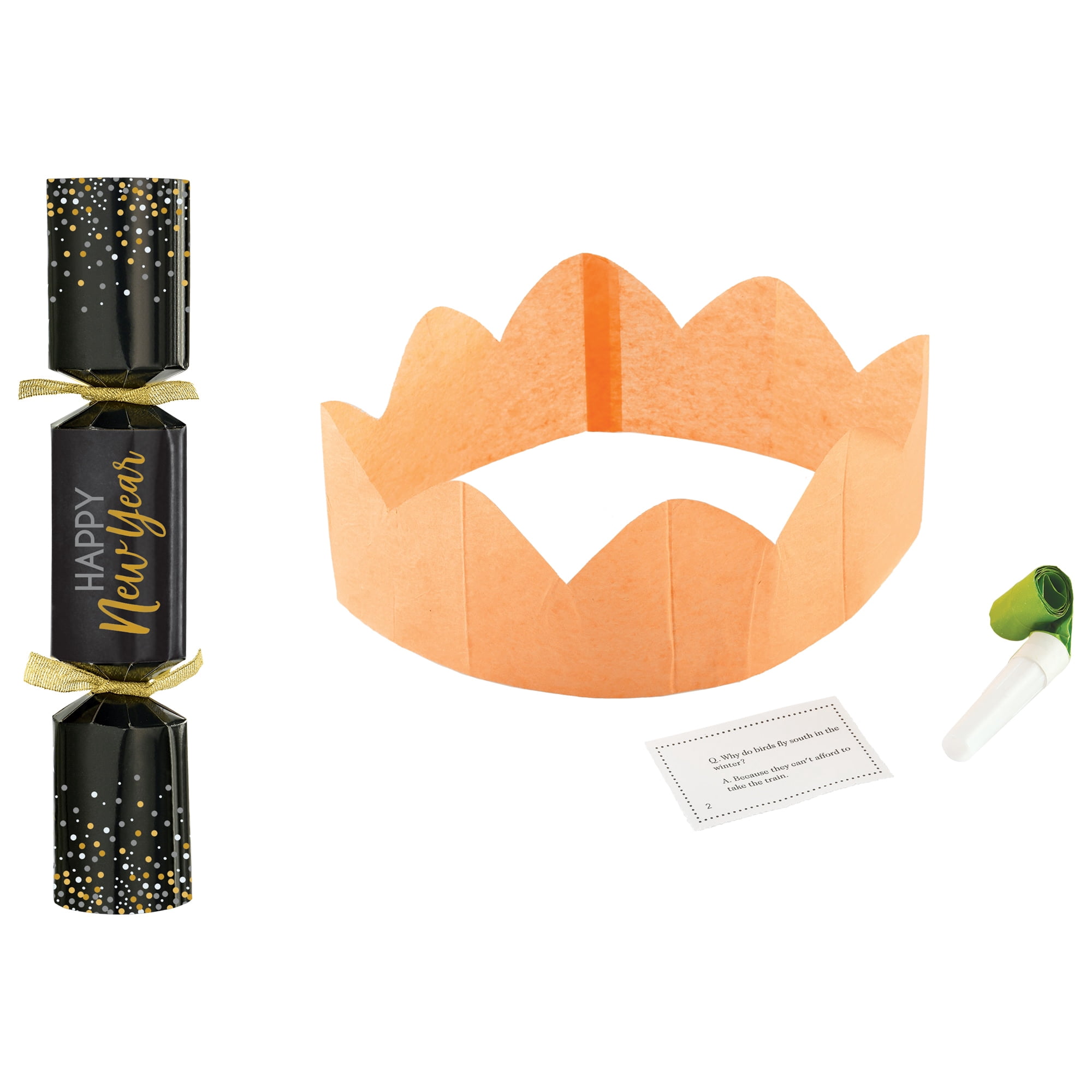 Amscan 3902491 Happy New Year Crackers, Set Of 8 Crackers - Walmart.com