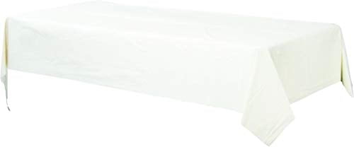amscan Rectangular party-tablecovers, 54" x 108", White - Walmart.com