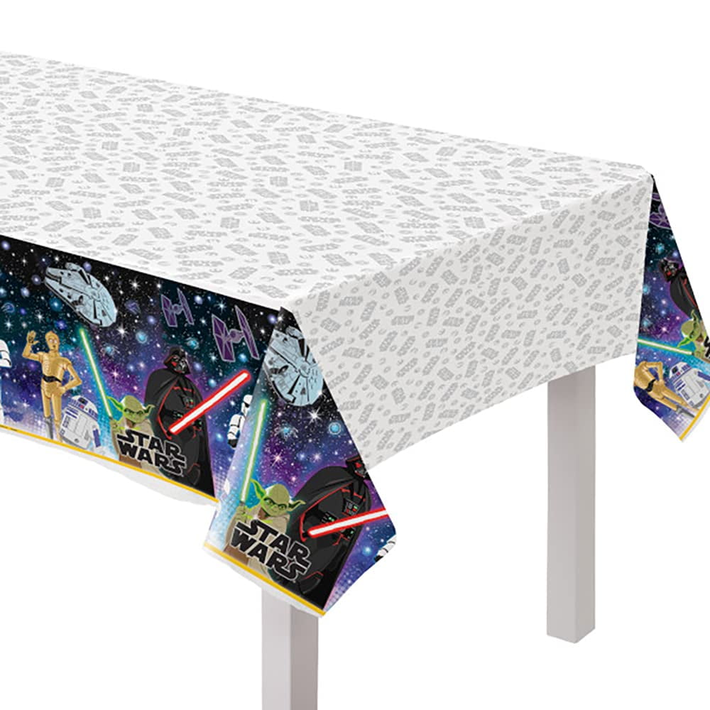 Amscan 572702 Star Wars Galaxy Plastic Table Cover - Walmart.com