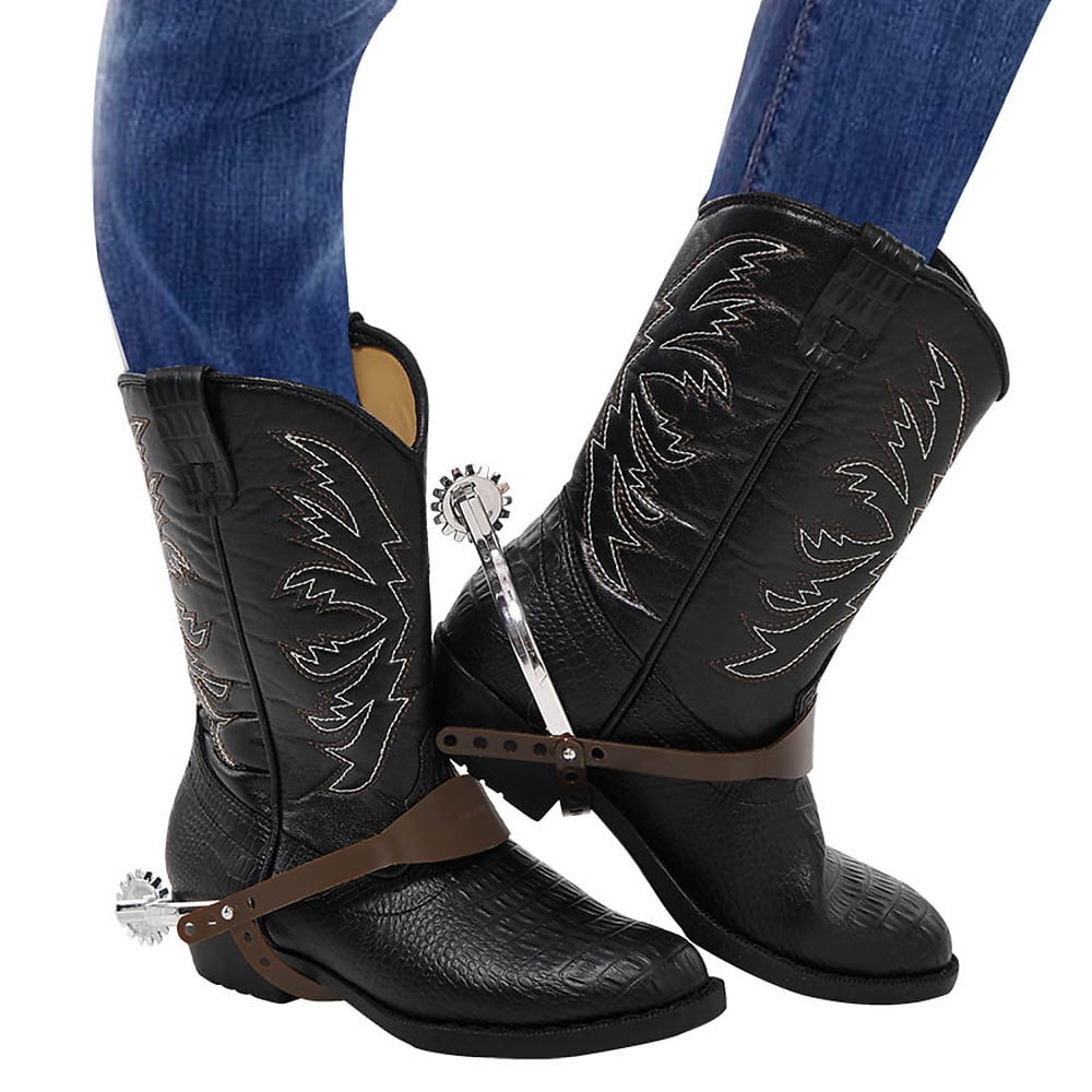 Amscan Adult Cowboy Spurs, Brown, 2 Pcs. - Walmart.com