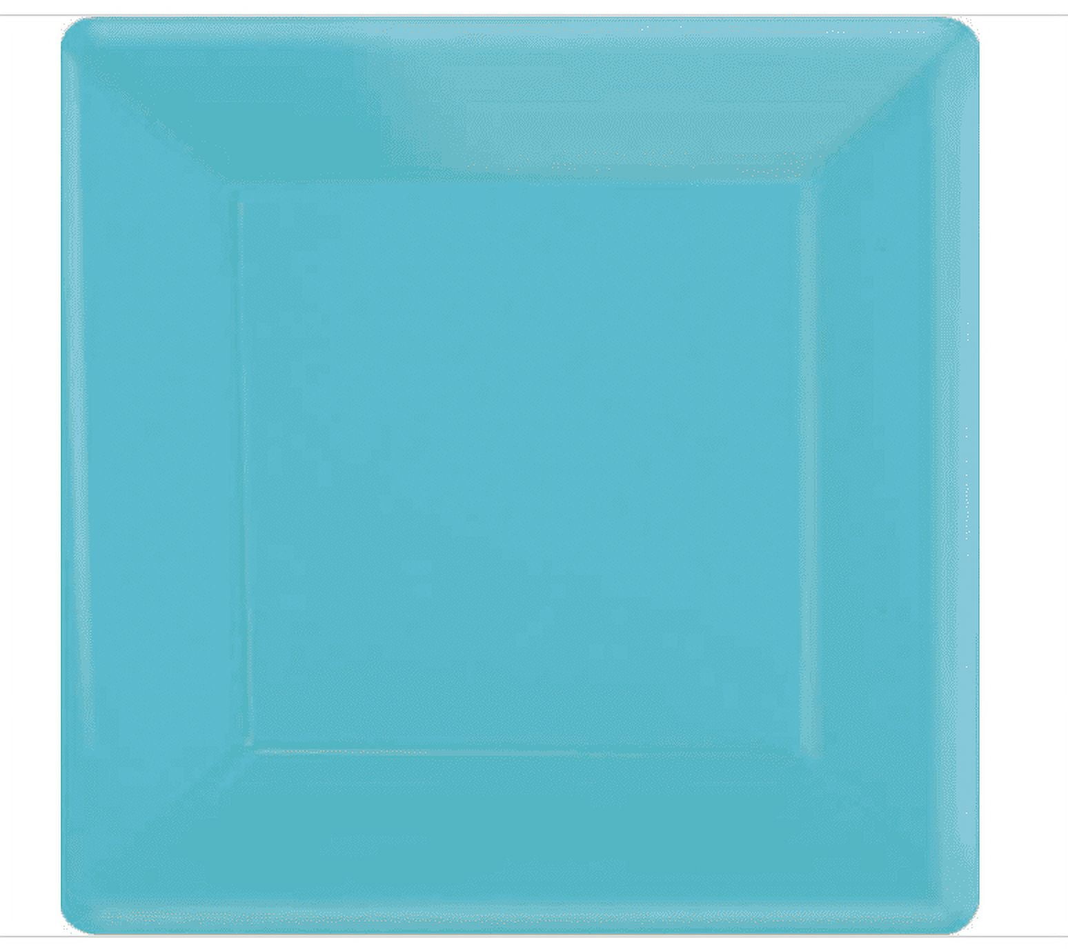 Amscan Bright Blue 7 Inch Square Paper Plates, 20 Ct. - Walmart.com