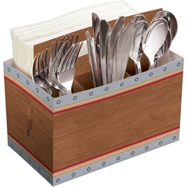 G.E.T. 4-931832 Black 5-Compartment 8 Tall Table Caddy" - Walmart.com