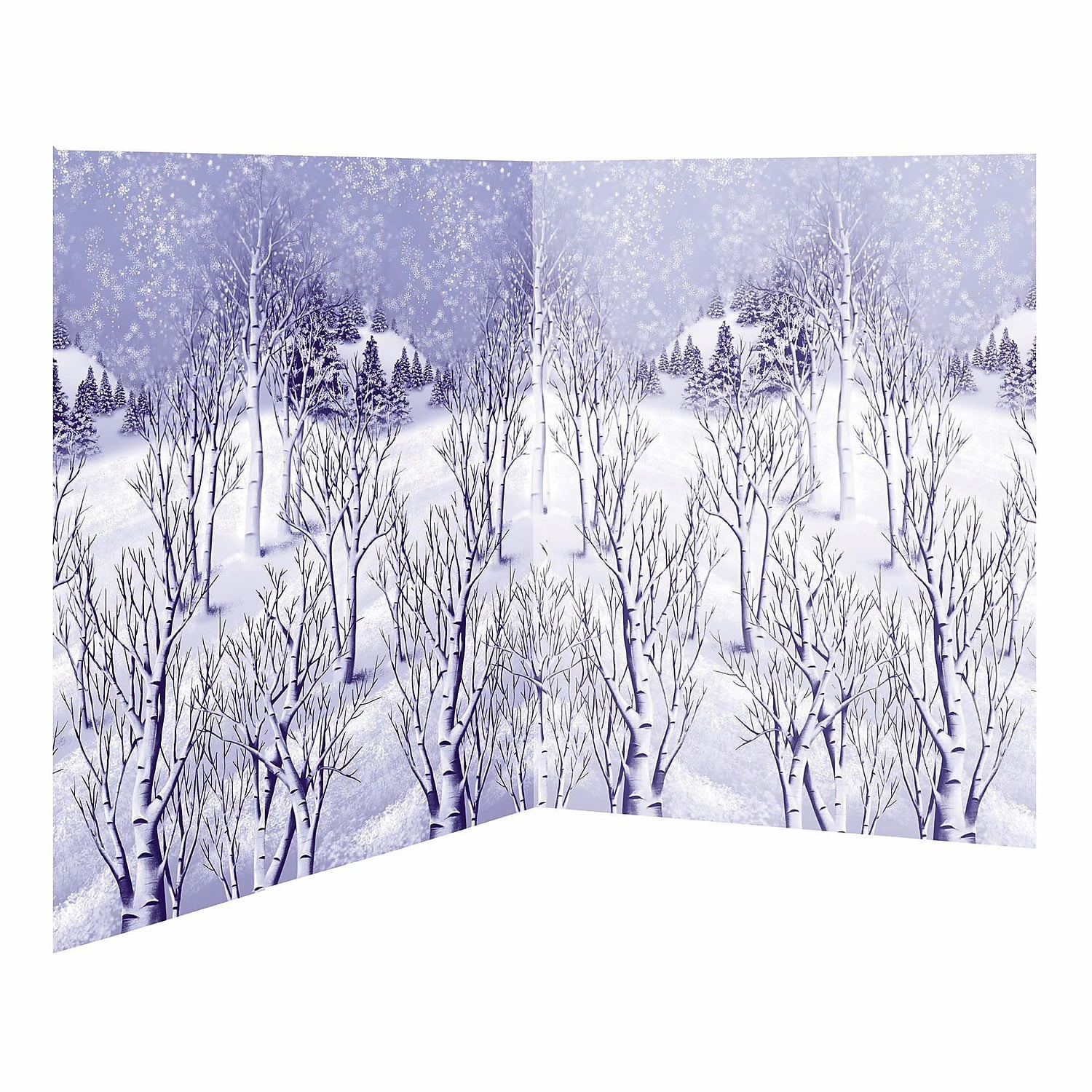 Amscan Christmas Winter Wonderland Room Roll, 40' x 4', White - Walmart.com