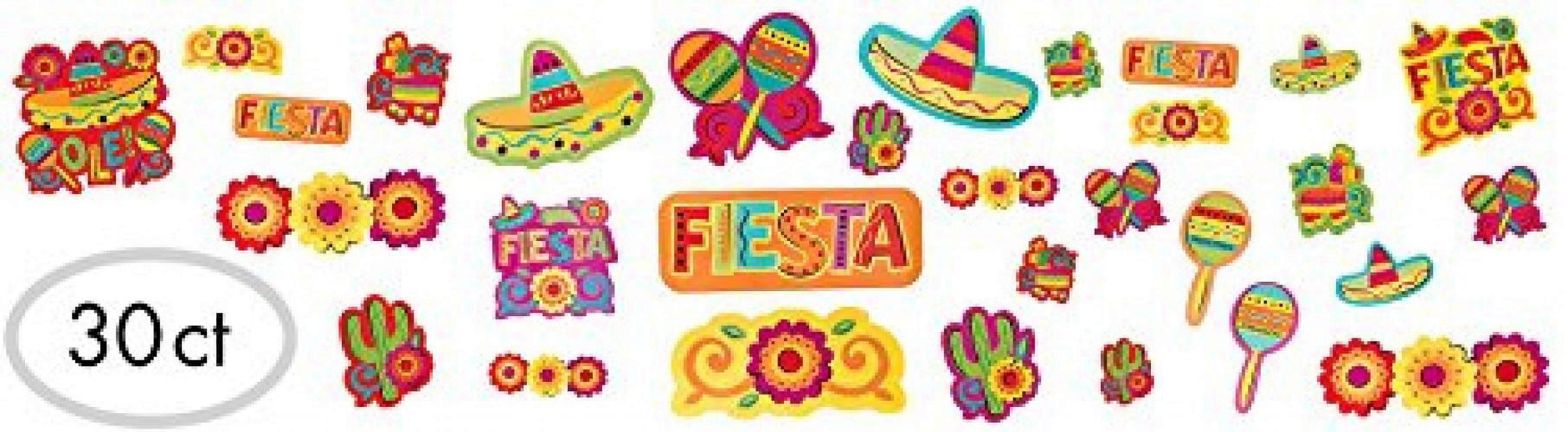 Amscan Cinco De Mayo Fiesta Assorted Cutouts Value Pack Decorations (30 ...