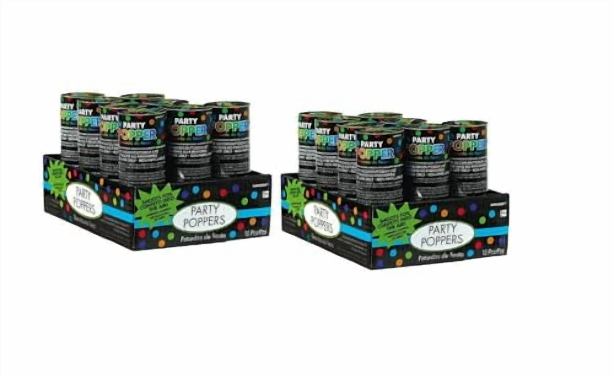 Amscan Confetti Poppers Party Accessory (24 Pack) - Walmart.com