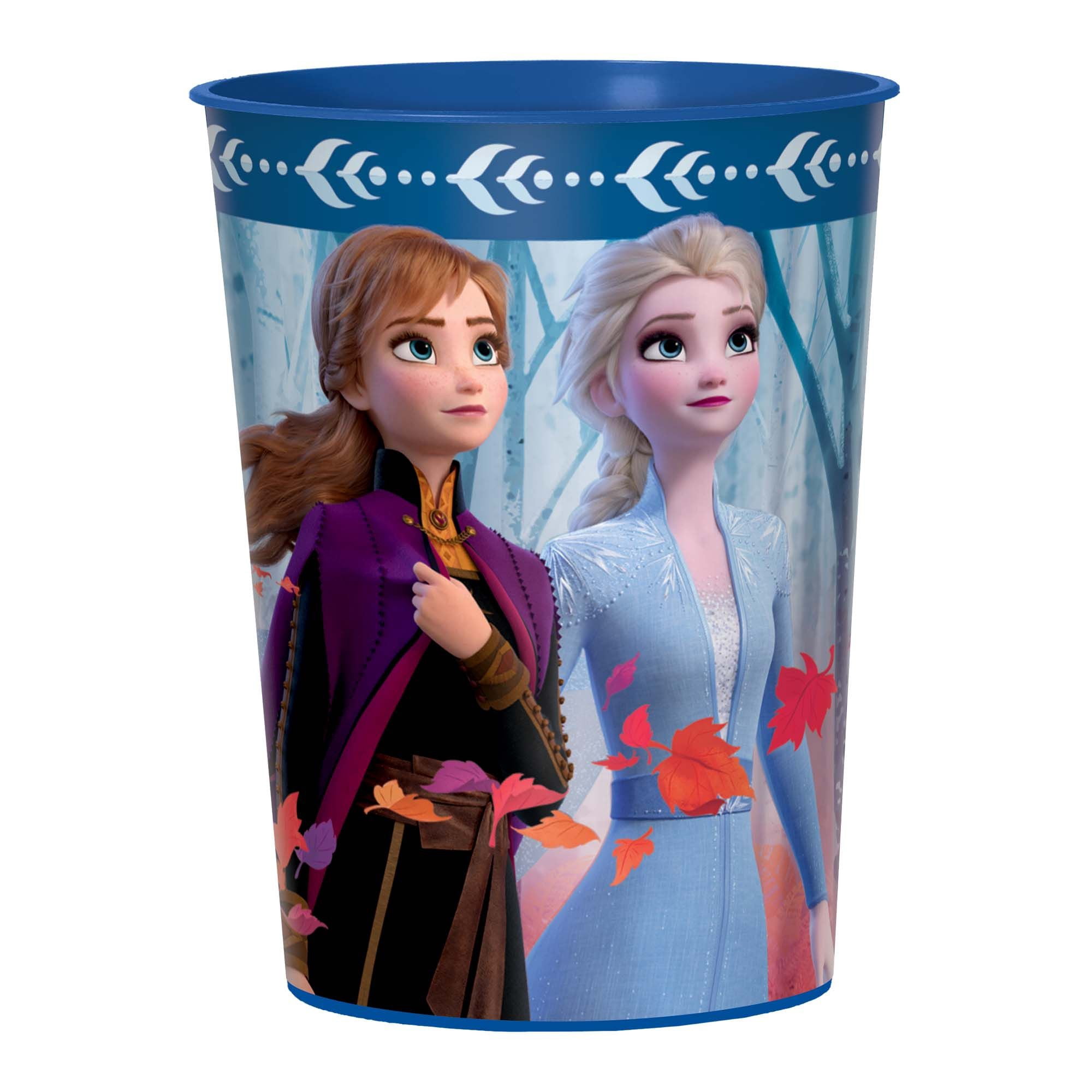 Amscan Disney Frozen 2 Anna & Elsa 16 oz Reusable Party Favor Cups – 4 ...
