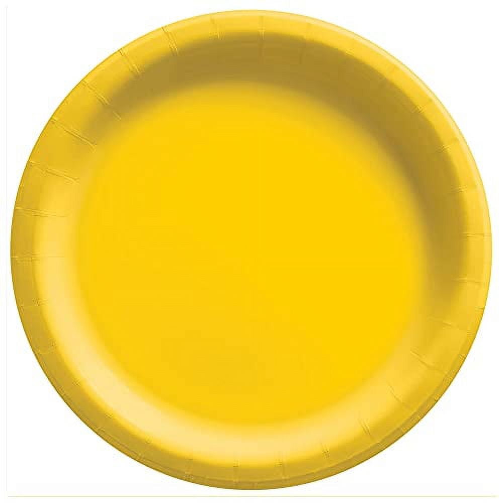 Amscan Disposable Round Dinner Paper Plates Tablewear Party Supplies ...