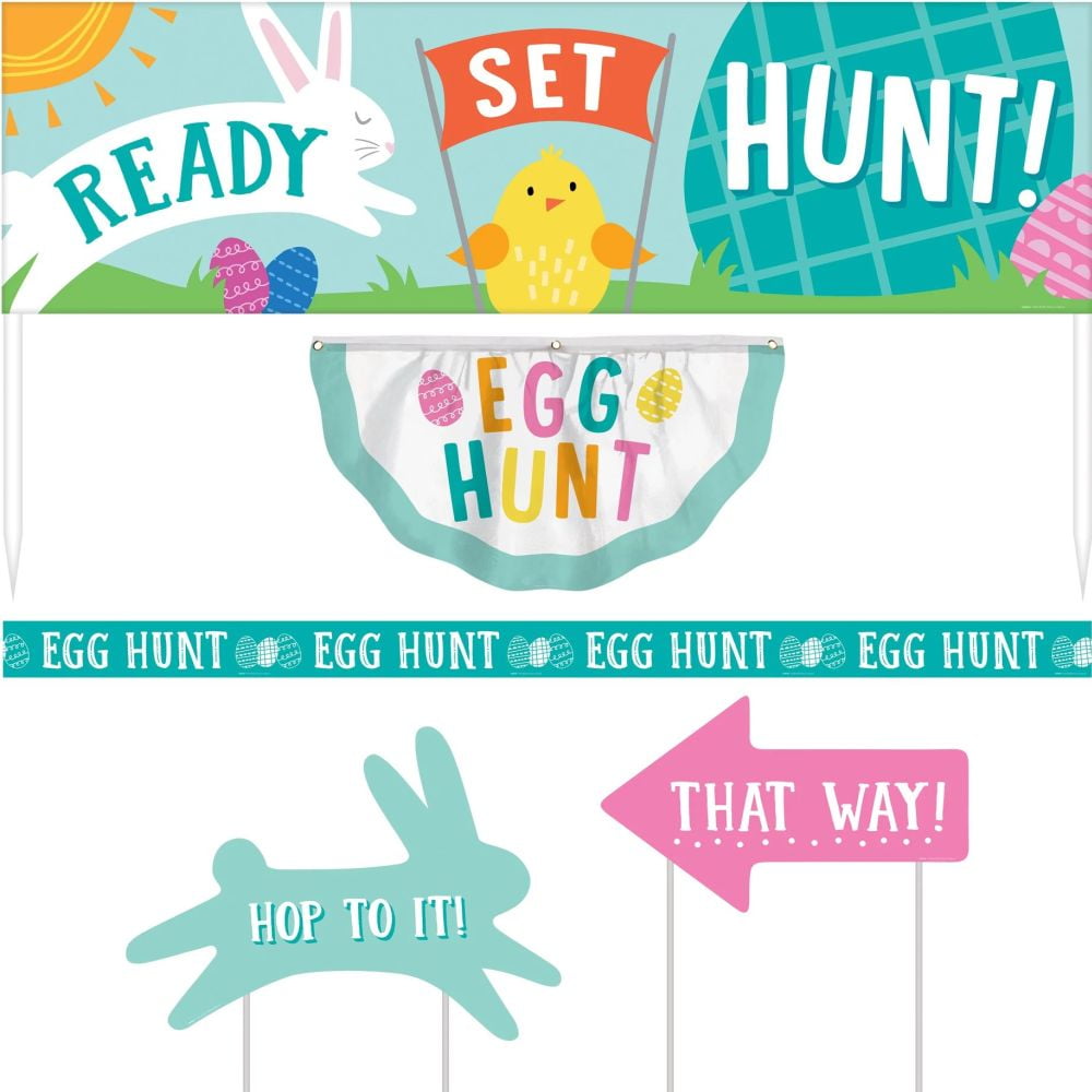 Amscan Easter Egg Hunt 7-Piece Kit, Multicolor - Walmart.com