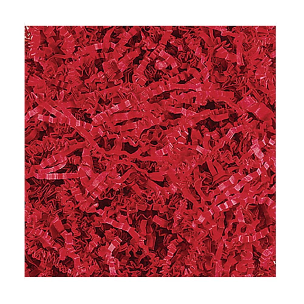 Amscan Festive Solid Color Paper Shreds & Strands Party Supply, Red, 2 ...