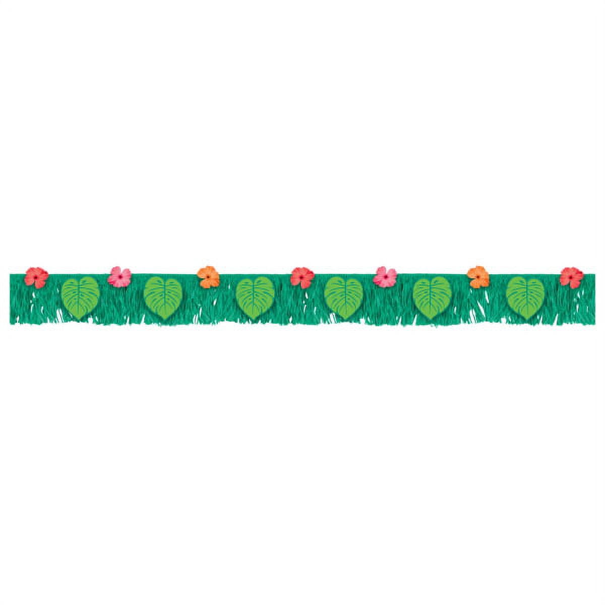 Amscan Fringe Paper Banner, 5-13/16', Tropical Jungle - Walmart ...