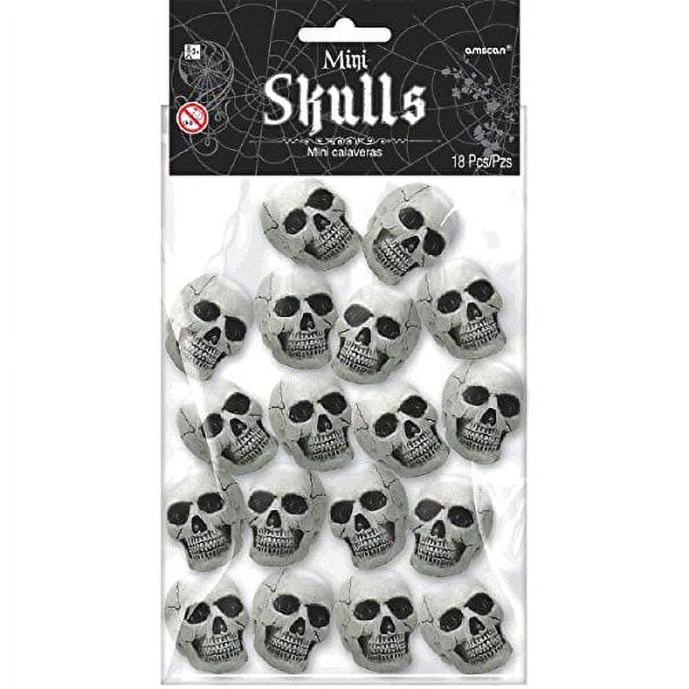 Amscan | Halloween Trick or Treat Party Decoration | Mini Skulls Value ...