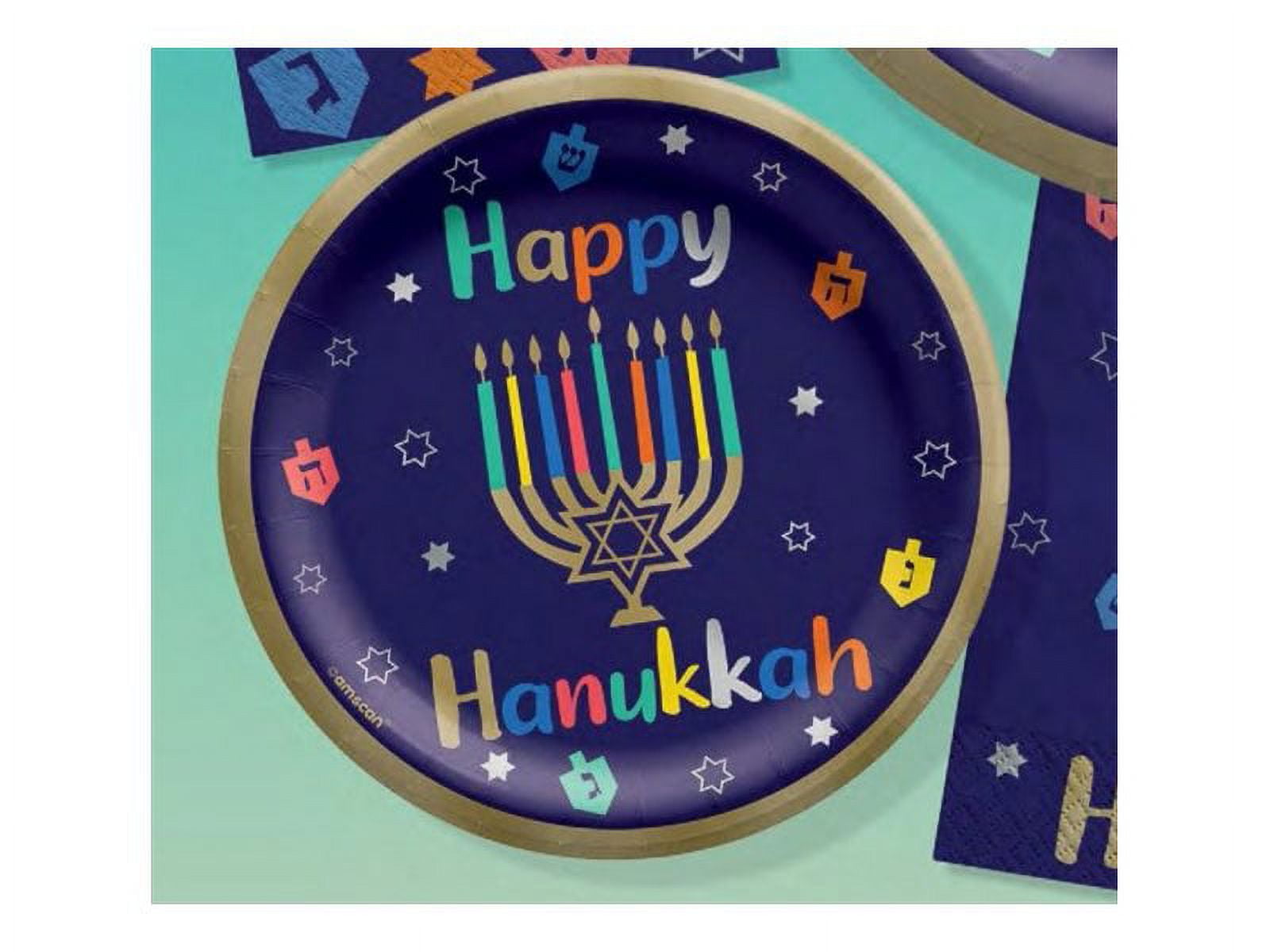 Hanukkah Joy Holiday Party 7" Dessert Plates - Walmart.com