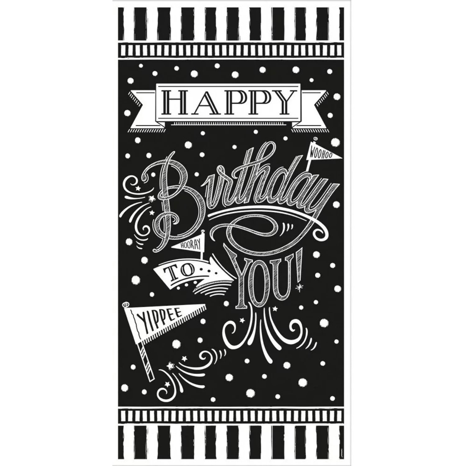 Amscan Happy Birthday Vertical Banner - Walmart.com