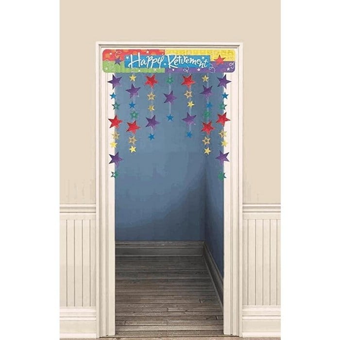Amscan Happy Retirement Stars Doorway Decoration - Walmart.com