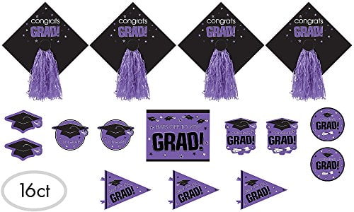Amscan Holdings, Inc. Graduation Deluxe Pack Wall & Table Decoration ...