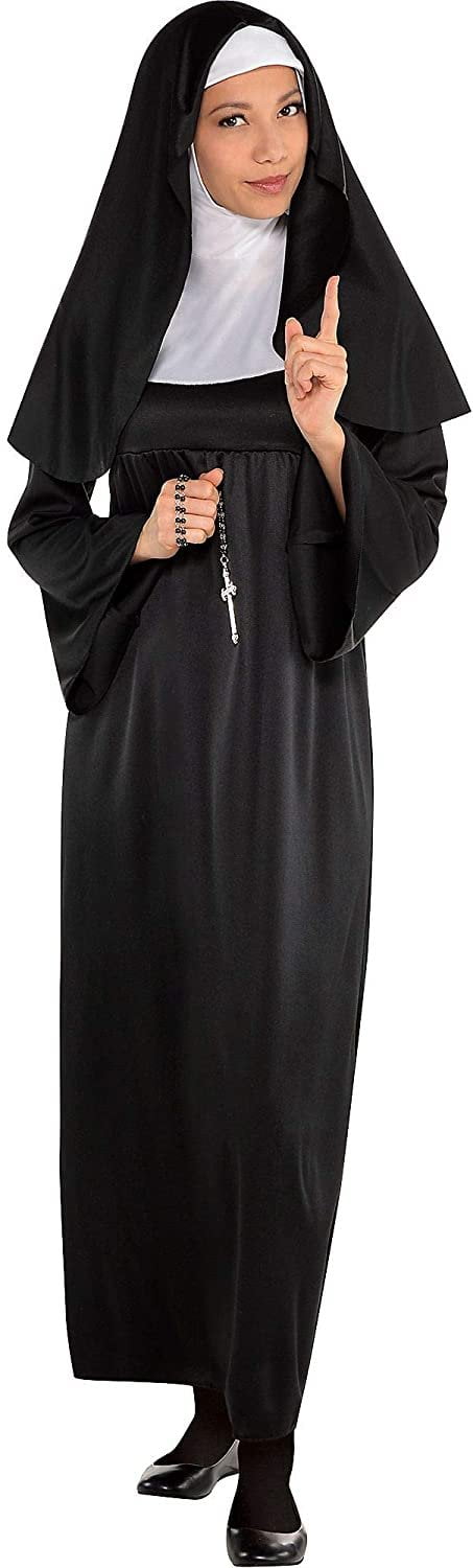 Amscan Nun Halloween Costume for Women, Adult Plus Size Outfit ...