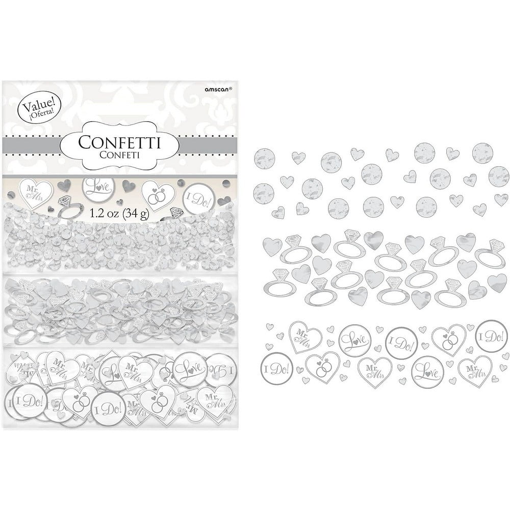 Amscan I Do Wedding Confetti - Walmart.com