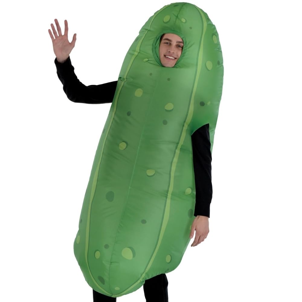 Amscan Inflatable Pickle Costume with battery operated fan Adult ...