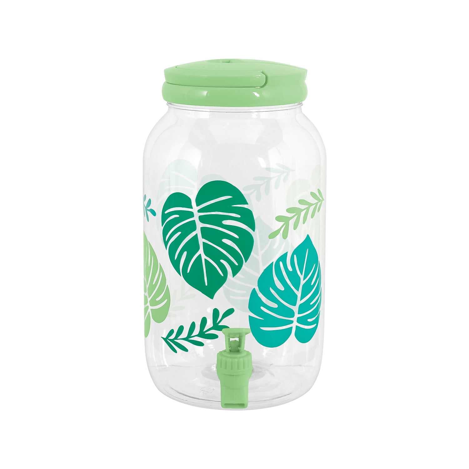 Amscan Jungle Luau Drink Dispenser White/Green (410110) - Walmart.com