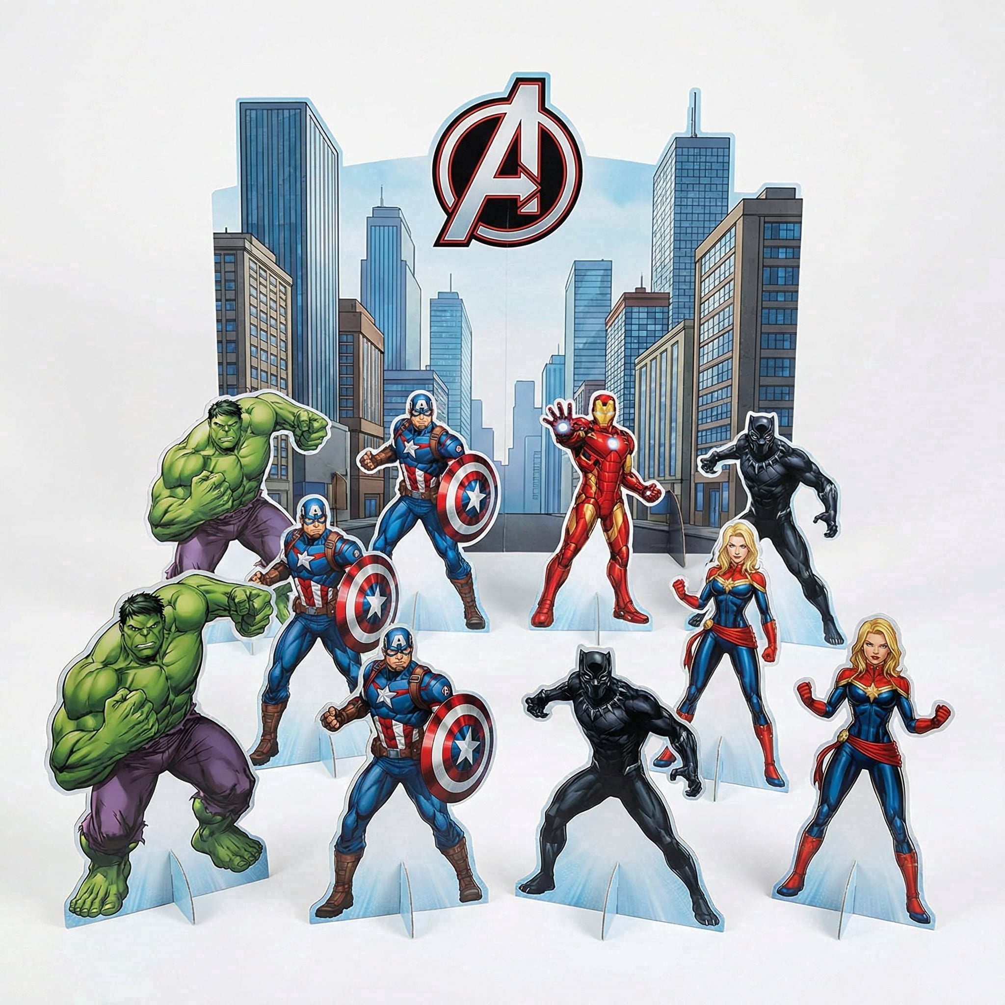 Amscan Marvel Avengers Power Unite Table Decorating Kit – 22 Piece ...