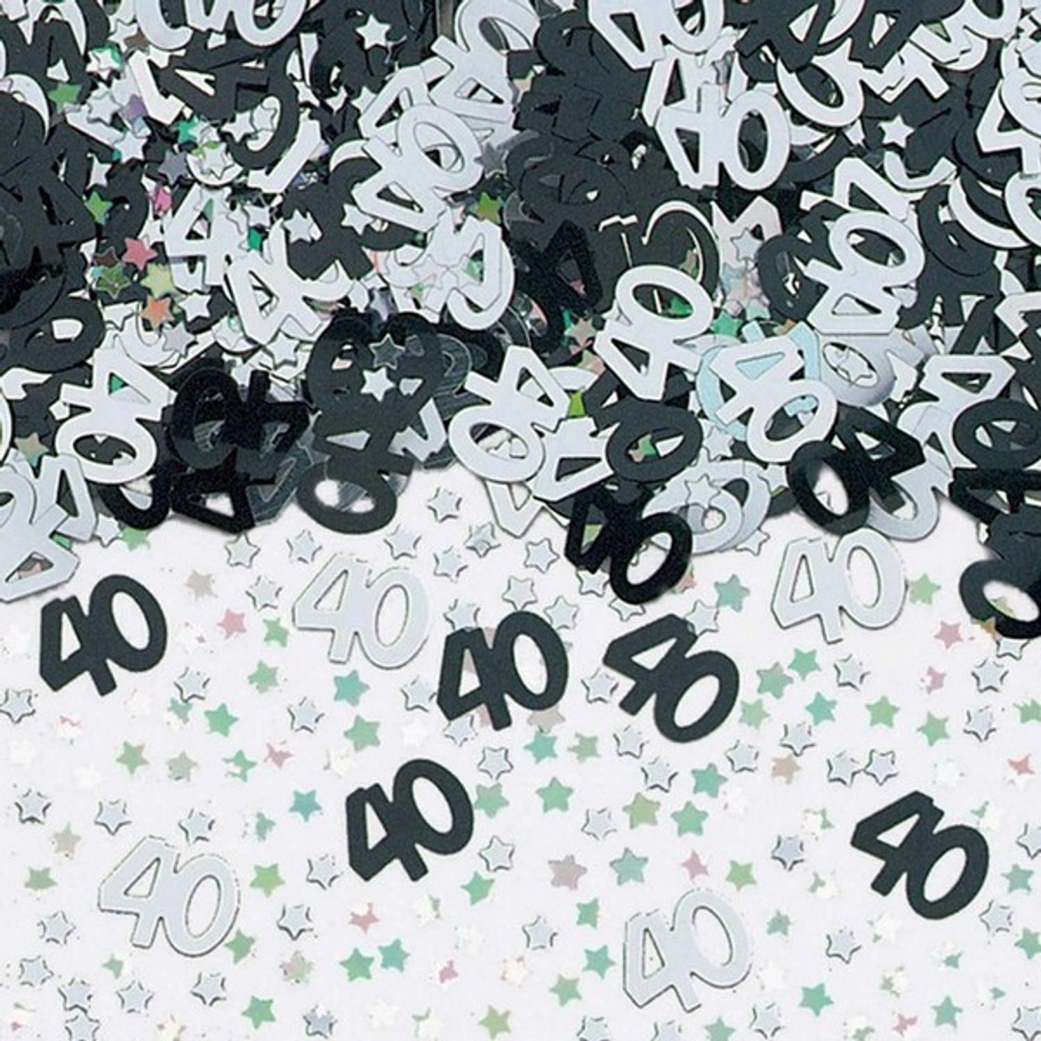 Amscan Metallic 40th Birthday Confetti - Walmart.com