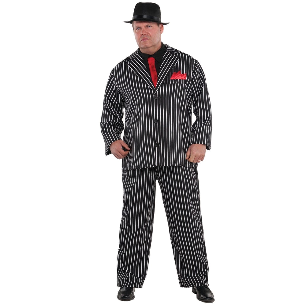 Amscan Mob Boss Mens Halloween Costume; Plus XXXL - Walmart.com