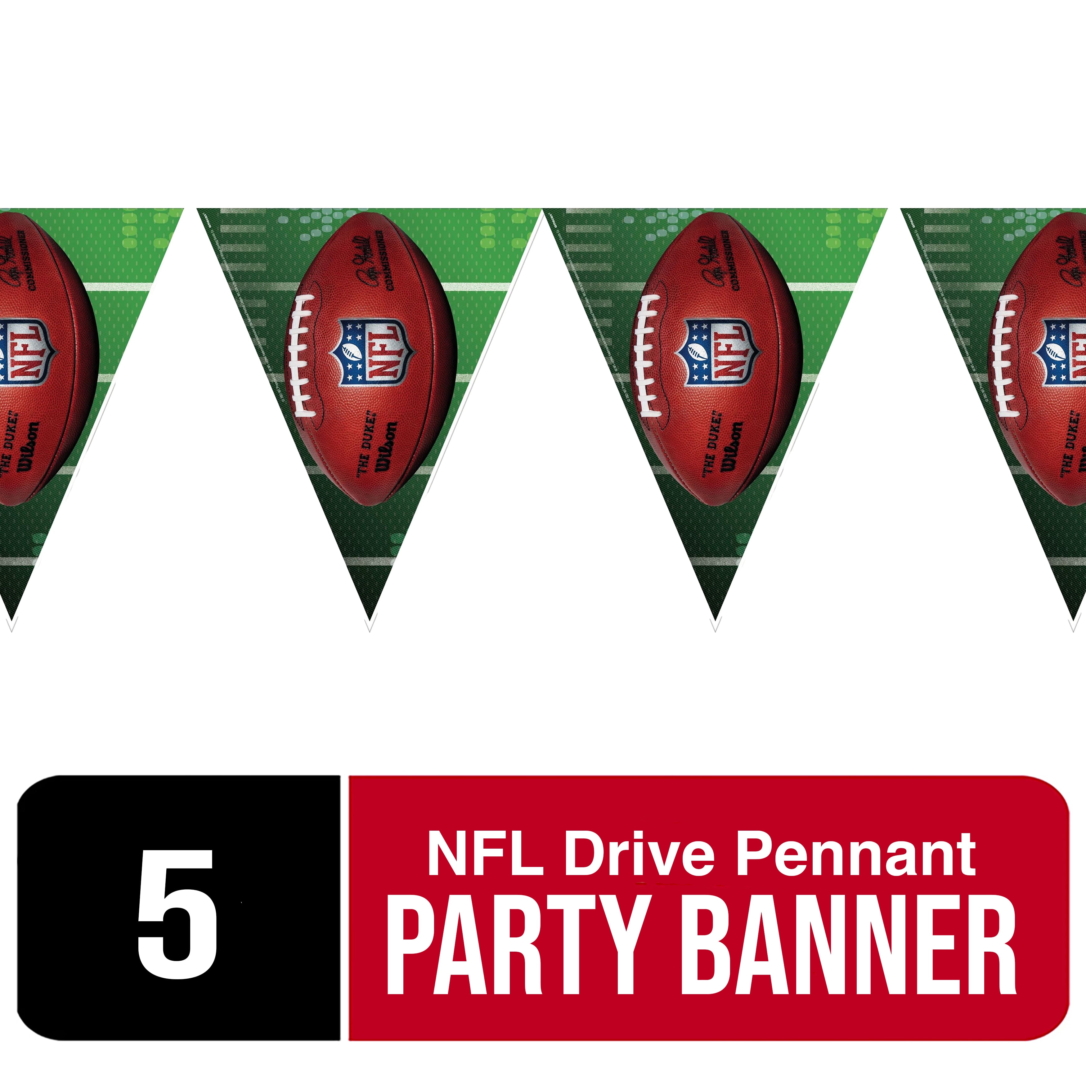 Amscan NFL Drive Pennant Banner – 12 ft – 5 Count - Walmart.com