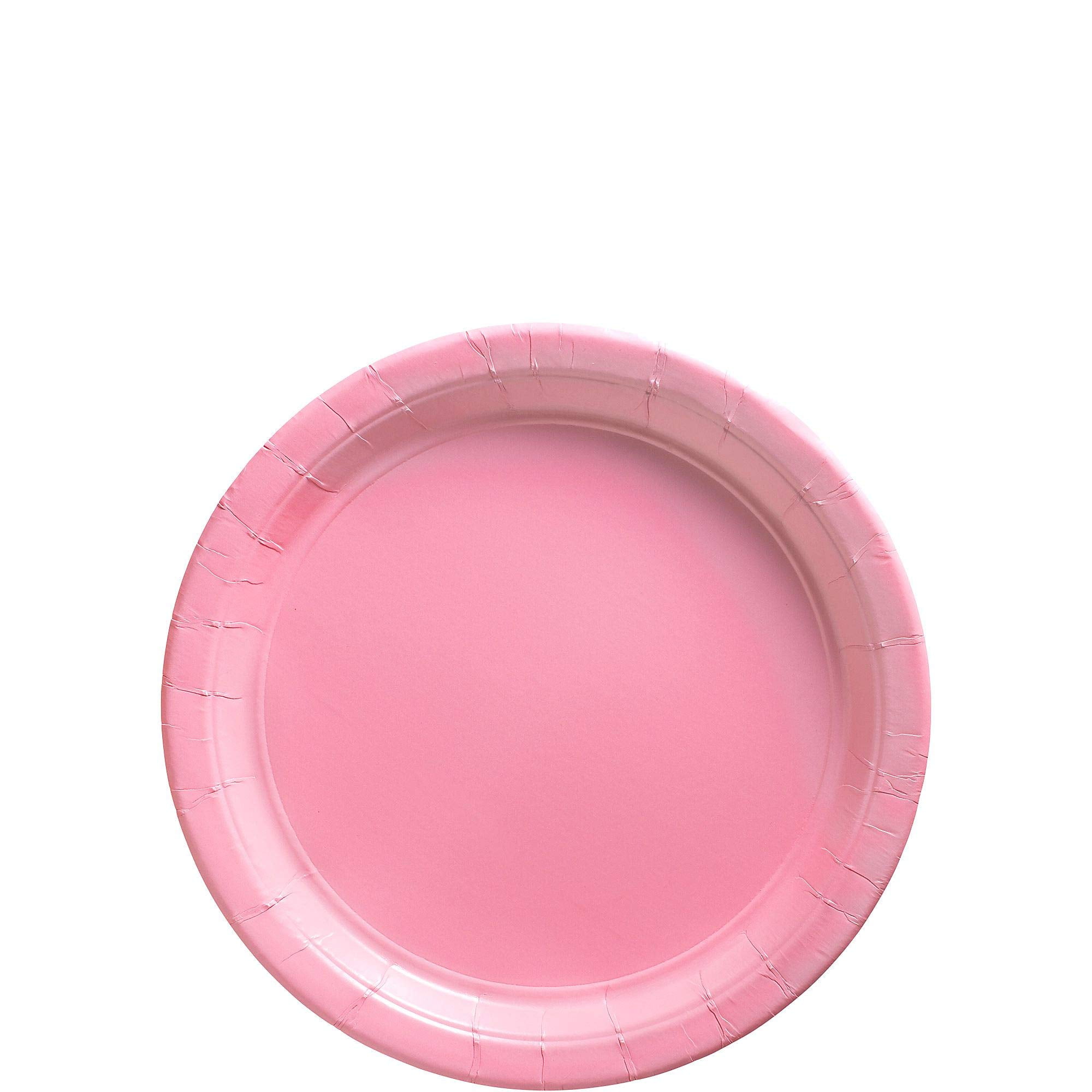 Amscan New Pink Paper Plate Big Party Pack, 50 Ct. - Walmart.com