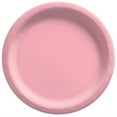Amscan New Pink Round Luncheon Paper Plates, 20 Ct. | Party Tableware ...