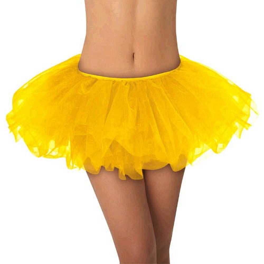 Amscan Party Ready Team Spirit Tutu Adult Accessory , Yellow, One Size ...