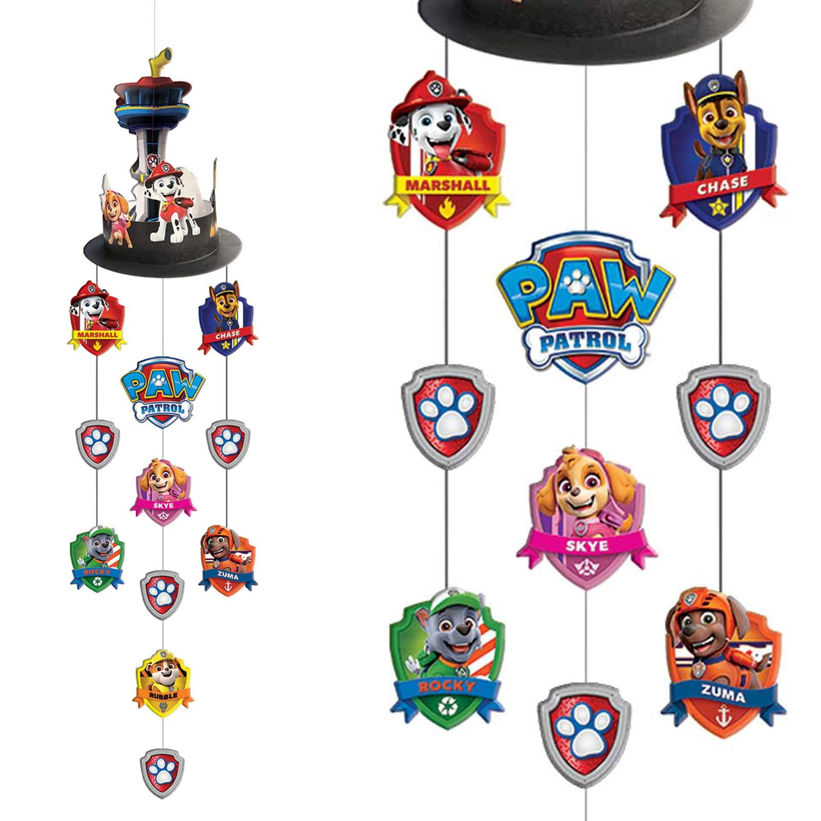 Amscan Paw PatrolTRDN Adventures Multicolor 2D Hanging String ...