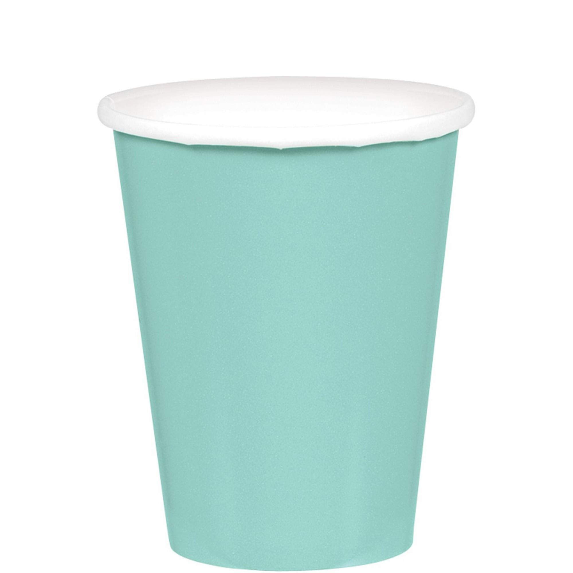 Amscan Robin's Egg Blue Disposable Paper Cups, 9 Oz., 20 Ct. - Walmart.com